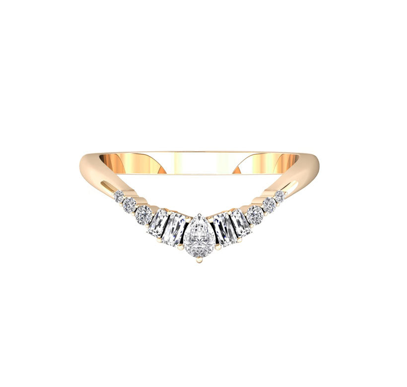 Curved Diamond Wedding Rings | GEMNOMADS