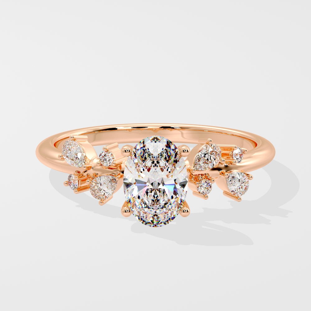 Whimsical Garden Diamond Engagement Ring Setting – GEMNOMADS